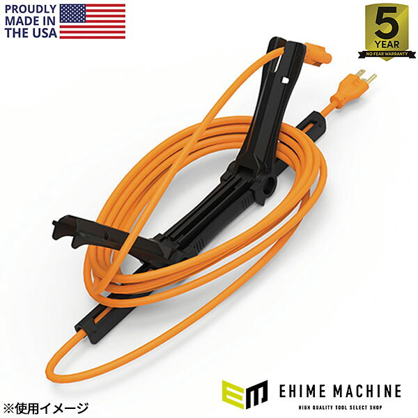 延長コードを“付けたまま”スマート収納。 CORD DOCKは、絡まりやすいコードを素早く巻き取り・固定できるホルダーです。アームを広げてクルっと巻くだけ。 リリースタブを押せば一発で解放。現場でもガレージでも、配線まわりをスッキリ整えます...
