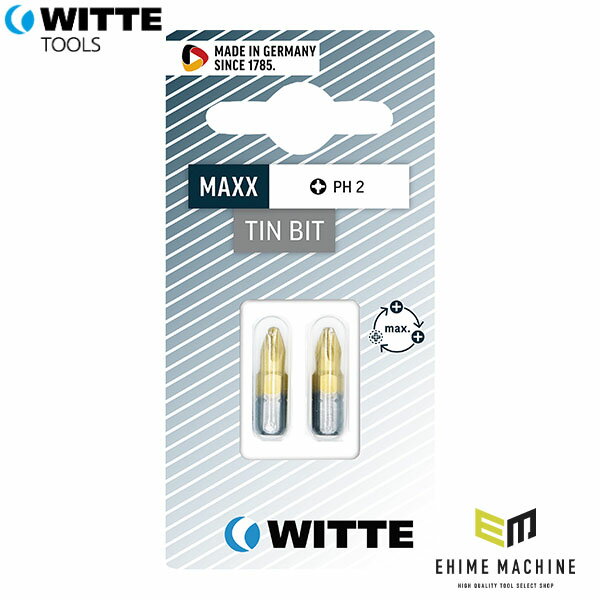 窒化チタンコーティングの硬度は約2800HVでネジの締結に最適です。 寿命が長くなりビット交換の頻度が減る為、大幅な時間の節約効果が得られます。　 【仕様】 サイズ(#)：2 差込角(HEX)：1/4 全長(mm)：25 質量(g)：16　...