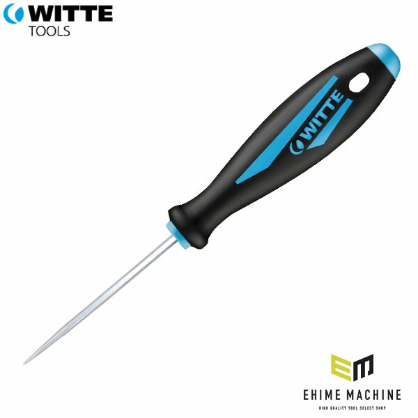 ストレートタイプです。 ケガキや汚れ落とし、Oリングの取り外しや各種こじり作業に　 【仕様】 形状：ストレート 軸長(mm)：70 軸径(mm)：3.5 全長(mm)：173 質量(g)：35 ハンドル径（mm）：23 メーカー名：WITT...