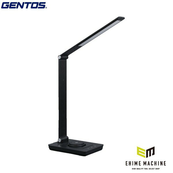 眼にやさしい光で手元を照らす、ジェントスのLEDデスクライトDK-R116BKです。 ワイヤレス給電「Qi2」付きデスクライトです。 超低照度のナイトモード搭載でベットサイドにも最適です。 明るさを調節できる調光機能付きです。 光のチラつき...