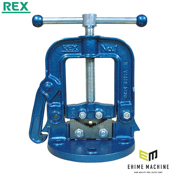 長年の実績が語る、信頼の品質。 REX(レッキス工業)のパイプバイス V4(1201V4)です。 【用途】 ・鋼管用。 【仕様】 品番：1201V4 JANコード：4514706021086 適応パイプ径B(inch)：1/8~6 人気のカ...