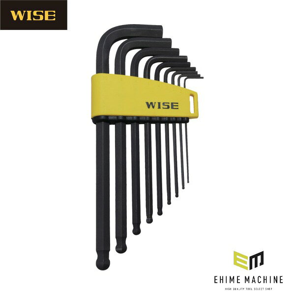 斜めからでも回せるボールポイント。よく使うサイズをまとめて揃えた、WISEのボールポイント六角レンチセットです。 ボールポイント側は傾けた状態でも六角穴付きボルトを回せるため、障害物のある場所や奥まった場所でも作業がはかどります。 反対側の...