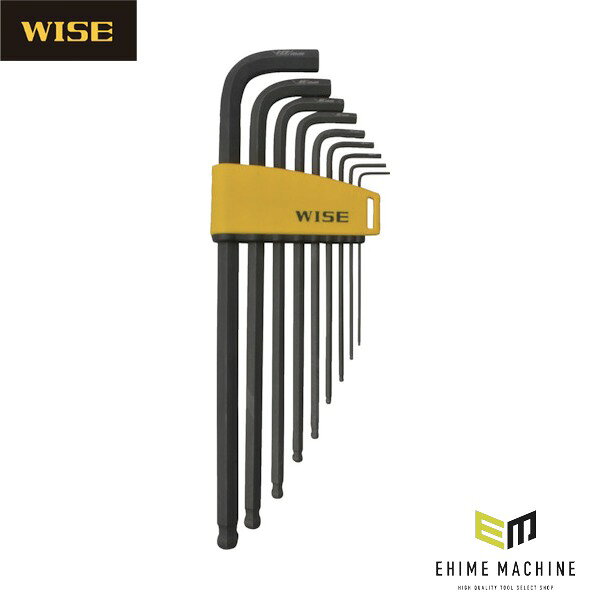 斜めからでも回せるボールポイント。よく使うサイズをまとめて揃えた、WISEのボールポイント六角レンチセットです。 ボールポイント側は傾けた状態でも六角穴付きボルトを回せるため、障害物のある場所や奥まった場所でも作業がはかどります。 反対側の...
