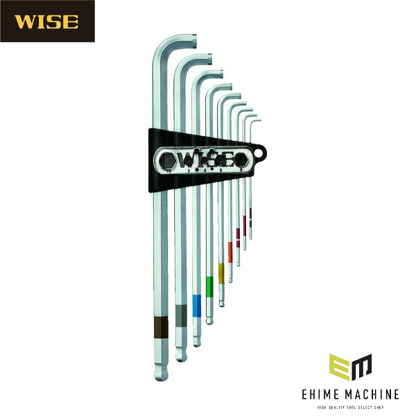 斜めからでも回せるボールポイント。よく使うサイズをまとめて揃えた、WISEのボールポイント六角レンチセットです。 ボールポイント側は傾けた状態でも六角穴付きボルトを回せるため、障害物のある場所や奥まった場所でも作業がはかどります。 反対側の...