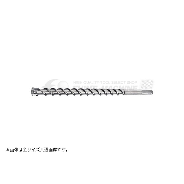 特徴 ・短いヘッド構造と先端から始まる大きな排出溝によって長寿命を実現しました。 ・大量の大きな切り粉の排出に優れた2本フルートにより最速の穴あけスピードと手に伝わる振動の低減を実現しました。 ・S型形状のチゼルチップにより卓越した破砕力を...