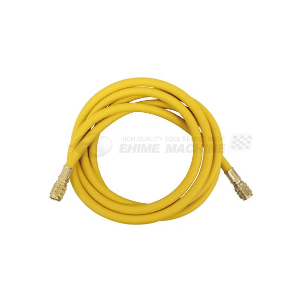 チャージングホースです。 長さ：2.2m 色：黄 ホース・口金サイズ：両端ストレート　7/16-20　UNF　虫なし 自動ガスチャージャー 低圧用 人気のカテゴリ 新商品 今月の特価品 オリジナル商品 ワケあり特価品