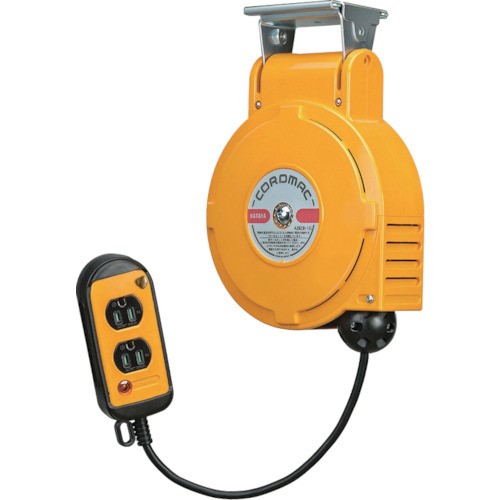 ●電線の溶解・発火を防ぐ温度センサー付です。 ●一定の長さで確実に止まるラチェット式ストッパーです。(引きヒモ付) ●最大130度までの首振り機能付です。 ●自動巻き取りでスムーズな出し入れです。 ●温度センサーを内蔵しています。 ●電線仕...