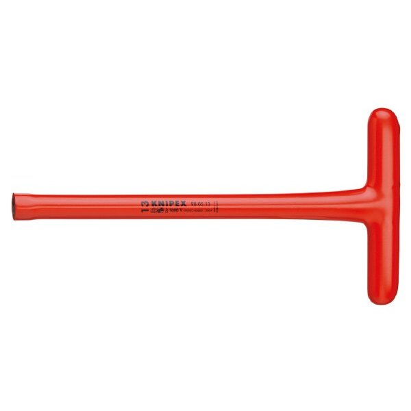 Tハンドル付きボックスレンチ。 Tハンドル付きボックスレンチ。 仕様 ボックス部対辺(mm)13ハンドル長(mm)155ソケット部外径(mm)23.5全長(mm)300質量(g)409 ブランド紹介 KNIPEX（クニペックス）KNIPEX...