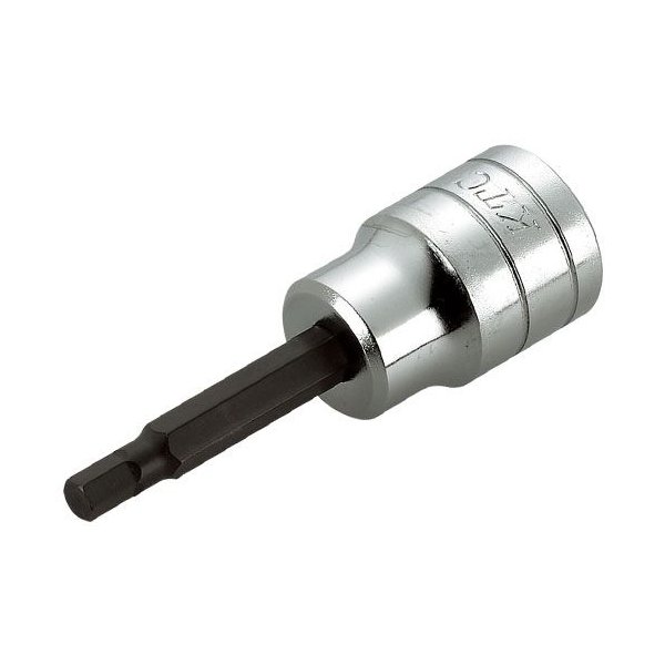 差込角12.7sq.のヘキサゴンビットソケット、サイズ7mm。 六角穴付ねじの締緩に。 KTCのヘキサゴンビットソケットBT4-07です。 差込角12.7mm(12.7sq.)(1/2)の手動工具用ビットソケットで、サイズ7mmに対応します...