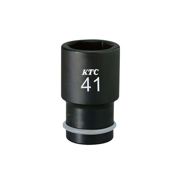 差込角19.0sq.のインパクト用ディープソケット、サイズ41mm。 深穴や突き出たボルトの締緩に。 KTCのインパクトディープソケットBP6L-41TPです。 差込角19.0mm(19.0sq.)(3/4)のインパクトレンチ(電動・エア)...