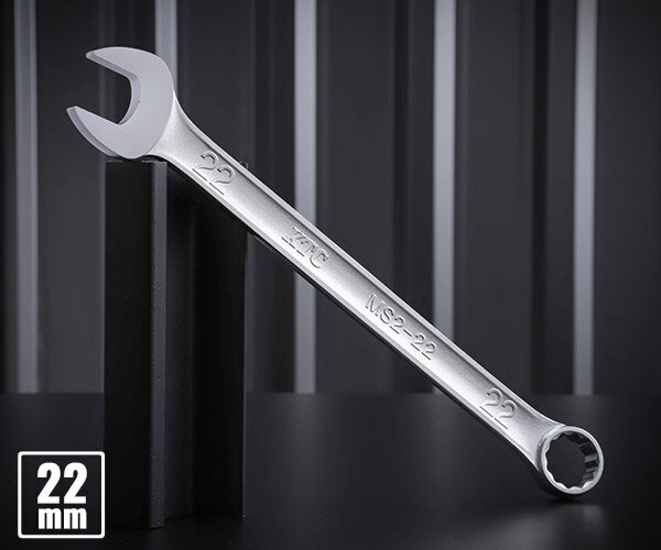 KTCコンビネーションレンチ。 自動車整備作業、バイクメンテナンス、一般産業等あらゆる分野で活躍します。 ■型式：MS2-22 ■メーカー：KTC(京都機械工具株式会社） ■全長：304mm ■重量：305g 人気のカテゴリ 新商品 今月の...