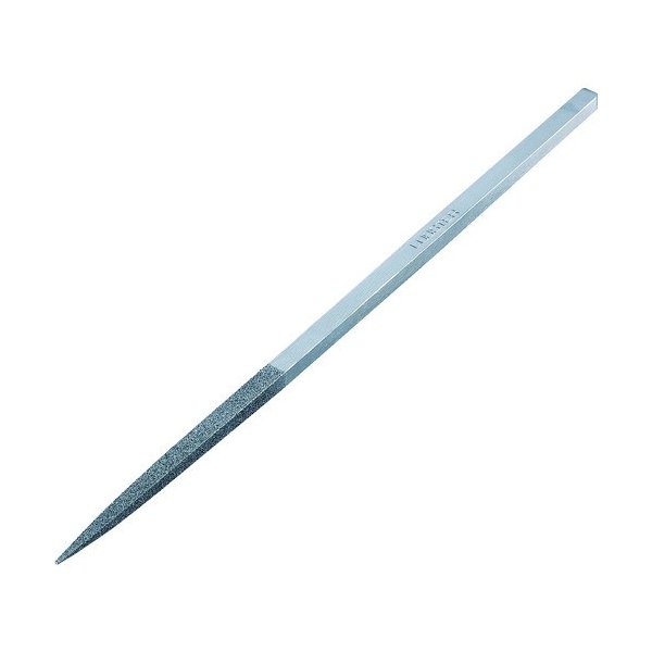 ■特長： ダイヤモンド砥粒をヤスリ台金に均一に分布させ、砥粒の鋭利な切れ刃を強固に保持して表面に突出させているため、最初の鋭い切れ味のまま長寿命を保ちます。 タイプ（精密用;仕上げ研削・修正・すり合わせなど、鉄工用:荒研削・剛性を要する重研...