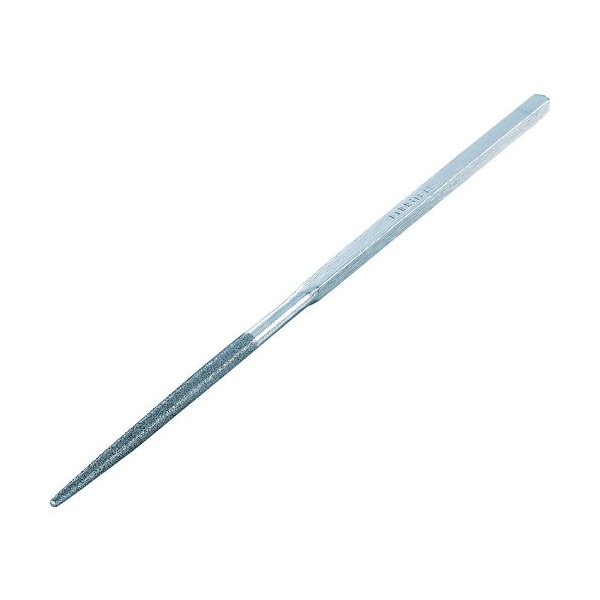 ■特長： ダイヤモンド砥粒をヤスリ台金に均一に分布させ、砥粒の鋭利な切れ刃を強固に保持して表面に突出させているため、最初の鋭い切れ味のまま長寿命を保ちます。 タイプ（精密用;仕上げ研削・修正・すり合わせなど、鉄工用:荒研削・剛性を要する重研...