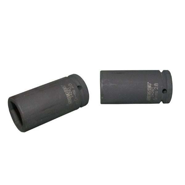3/4DR ディープインパクトソケット 38MMです。 仕様 品番24271JANコード4712818959697差込角19.0mm(3/4インチ)適合ピン24574適合Oリング24554サイズ(mm)38全長(mm)90.0先端部ソケット...