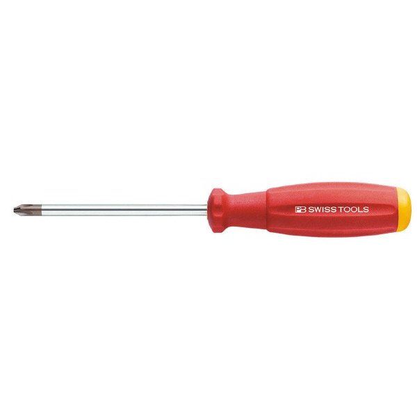 メーカー名：PB Swiss Tools メーカー品番：8190.0-150 商品名：8190.0-150 スイスグリップ・プラスドライバー JANコード：7610733216789 仕様（個別）： サイズ：#0 全長(mm)：240 軸長...