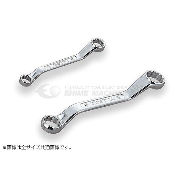 柄部の曲がり角度が45°で全長が短いため、狭い箇所で周辺の障害物を避けて作業ができます。 【仕様】 対辺寸法(mm)：5.5×7 全長(mm)：104 柄部の曲がり角度45° 質量：20g 材質／仕上：構造用鋼 表面処理：メッキ処理 メーカ...