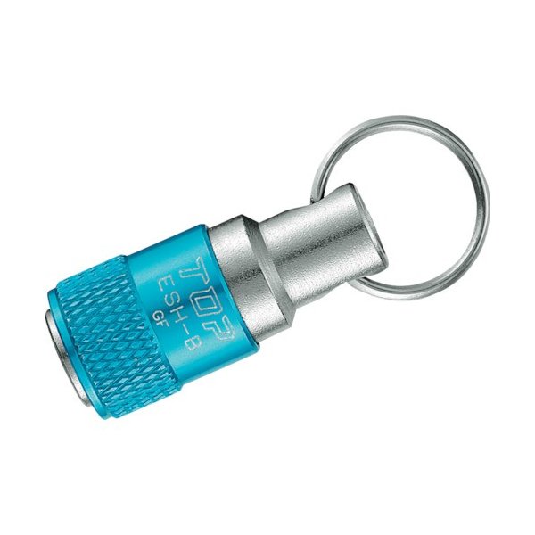 特長：6.35mm六角軸シャンクのソケットなどが携帯できる便利なホルダです。丸穴なので、スムーズに出し入れができます。スライド部を引き上げないと抜けない設計なので安全です。丸穴だから、六角シャンク製品を素早く収納できます。 用途：ワンタッチ...