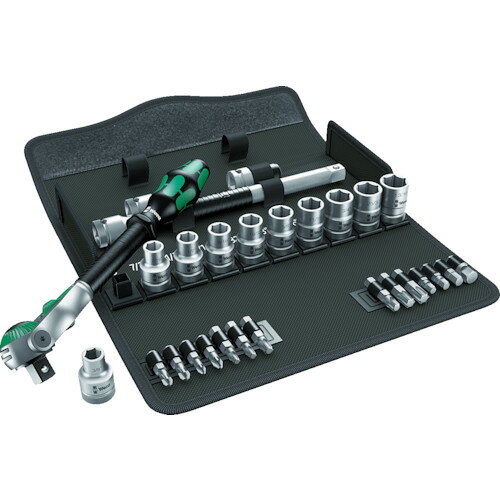 8100 SC 9 サイクロップスピードラチェット1/2" セット。 [ラチェット] 5つの事前定義されたロック位置を備えた自由に回転するラチェットヘッド。 72ギアのファインピッチ。 戻り角わずか5°。 [ソケットセット] 取外し可能なプ...