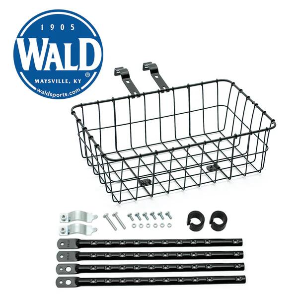 商品説明 【WALD/ウォルド】137 バスケット｜王道アメリカンスタイルのコミューターバスケット 【商品紹介】 アメリカンブランドらしい無骨な雰囲気が魅力の、WALD（ウォルド）定番フロントバスケット「137」。 ハンドルとフロントハブ（...