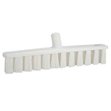 粉末や細かいゴミを掃くのに適した幅広なフロアブルーム。 濡れた床に適しています。 ■商品仕様 製品番号：3173 毛質：ミディアム 外形寸法：(L×W×H)390×50×120mm 毛丈：57mm 線径：0.35mm 耐熱温度：121℃ 重...