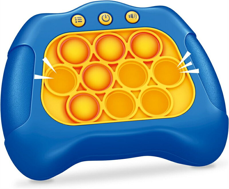 【手と目の調整を鍛え、感覚の発達を促進】ボタン式の泡ゲームと電子ゲームを組み合わせた同社の新しい手持ち玩具!子供たちはポジティブな思考スキルを開発し、手と目の調整、脳のトレーニング、感覚の発達を促進します。 シンプルで楽しい。 【4つの面白...