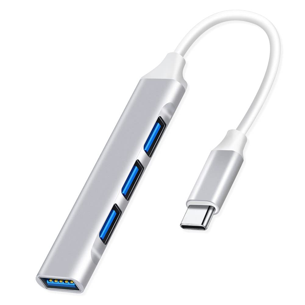 【4 in 1 Type-C to USB3.0ハブ】USBハブ Type C 4ポートは、単一のタイプC ポートを拡張し、最大四つのUSB Type-Aポートを接続でき、さまざまなUSB3.0または2.0アクセサリと周辺機器で使われます。...