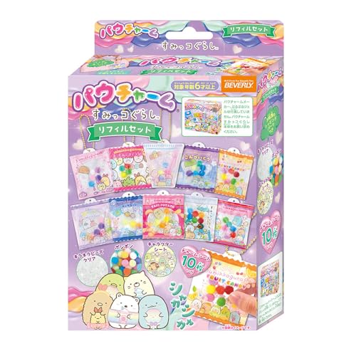 現代的黄色/-/POU-007・すみっコぐらしの専用のリフィルセット・新しいデザインのリフィル10枚＋新しいデザインのキャラクターシートを含む3種のトッピングパーツのセット・既存の商品と組み合わせることで楽しみ方が更にUP・?2025 Sa...