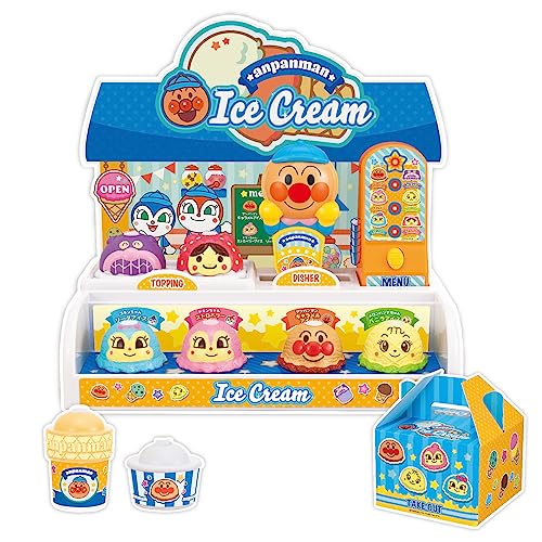 -/-/182618・パッケージ個数:1・たのしいアイスやさんごっこができちゃうよ・使用電池:単4×2本(別売り)・(c)やなせたかし/フレーベル館・TMS・NTVディッシャーでアイスをのっけてポン たのしいアイス屋さんごっこができちゃうよ...