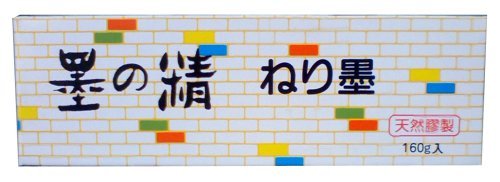 ・ 160g 11203・・Size:160g・本体サイズ 52×40×154mm・天然膠製液体墨・紙箱入り説明 学童及び一般向けで練習用パルプ半紙、清書用手漉半紙、作品用画仙紙等、いずれにも適している。 従来の練墨よりも溶けやすく、乾きも...