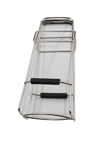 サービングトング・シルバー 239319・サイズ：約195×84×65mm・重量：約100g・材質：本体/18-8ステンレス　滑止部/熱可塑性エラストマー・熱い器もらくらく取り出し・茶碗蒸しや、お皿ごと蒸したお料理の取り出しに便利なトングで...