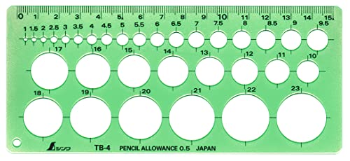 円・グリーン TB-2 66005・本体サイズ:70×160×0.75mm・材質:IR樹脂・曲げても折れにくいIR樹脂を採用し、耐久性に優れています・目に優しい色で、長時間の作業も疲れません・コンピューター制御によるNC自動彫刻機でカットさ...