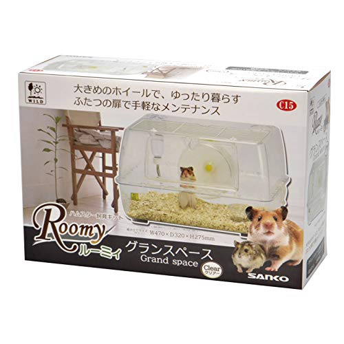 シンプルな・ フリーサイズ C15・本体サイズ (幅X奥行X高さ) :47×32×27.5cm・本体重量:1.59kg・原産国:中華人民共和国説明 商品紹介 透明ボディと大きな扉で生き物との距離がグッと近づく飼育ケースです。組み立てや分離も...