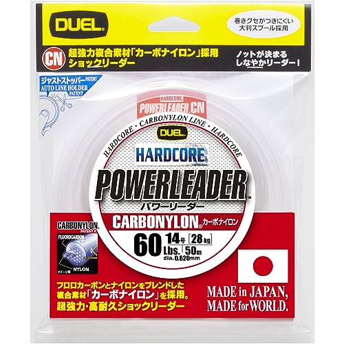 60Lbs(14号)透明/60Lbs(14号)/H3333・Style:60Lbs(14号)PatternName:50m・素材:カーボナイロン/全長:50m/14号/60lbs・標準直線強力: 28kg・クリアー・標準直径:0.620mm...