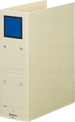 ・ブルー 4378アオ・・Color:ブルー・サイズ A4 ヨコ型・とじ厚/内径/収納幅(mm): 80・適正収納枚数800枚・寸法:高さ 307mm ×幅 240mm × 背幅/奥行き 94mm説明 書類の抜き差しがスムーズにできるパイプ...