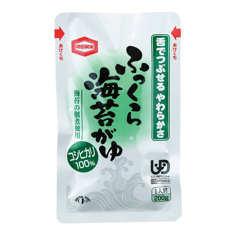 ふっくら海苔がゆ 1食200gあたり エネルギー(kcal) 100 炭水化物(g) 24.2 水分(g) 174 ナトリウム(mg) 400 たんぱく質(g) 1.4 食物繊維(g) 1.4 脂質(g) 0 食塩相当量(g) 1.0適度な...