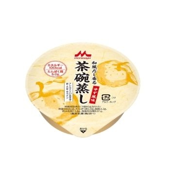 1個当たり80g、100kcalの食べきりサイズです。 たんぱく質は、1個当たり5.0g配合しています。 和風だしの旨味と卵のやさしい舌ざわりのみんなが大好きな茶碗蒸しです。 かたいものが食べづらい方、噛む力が落ちた方にも 食べやすい食感で...