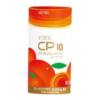 ブイ・クレス CP10(シーピーテン) ルビーオレンジ 1本125mlあたり エネルギー(kcal) 80 ビタミンB1(mg) 3.0 水分(g) 110 ビタミンB2(mg) 3.0 たんぱく質(g) 12.0 ナイアシン(mg) 15...