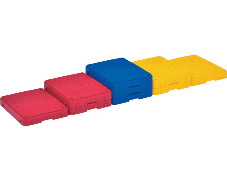 ・積み重ねや連結で様々な運動メニューにお応えします。 ・四方向ジョイント式で用途に合わせてご使用いただけます。 ・下部ゴム付。 ・踏み台運動で脚力(大腰筋)を鍛えシェイプアップ ・並べて、重ねて、連結して、色々な運動遊びもできます。 ●サイ...