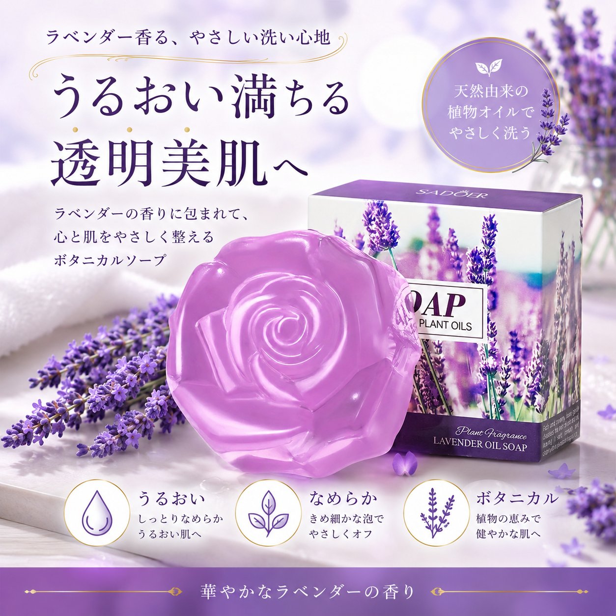【商品特徴】 ◎【毎日のデリケートゾーンケアに】 女性のデリケートな肌環境を考えて開発されたフェムケアソープです。毎日の清潔習慣をサポートし、すっきりと心地よい洗い上がりへ導きます。 ◎【気になるニオイやムレによる不快感をすっきり】 デリケ...