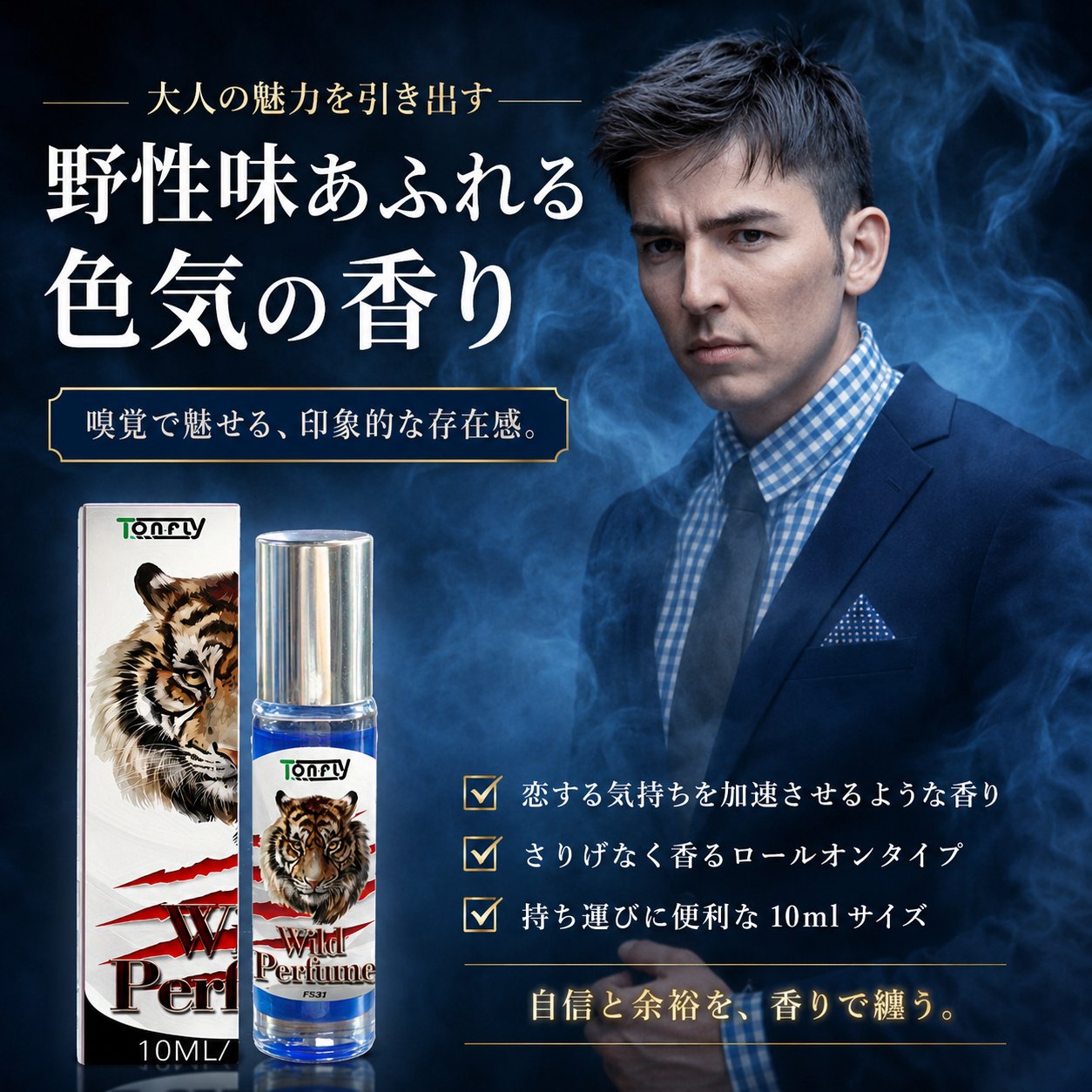 【商品特徴】 ◎ 爽やかなフレッシュフローラルの香り 清潔感のあるフローラル系の香りに爽やかさを加えた、毎日使いやすいメンズフレグランスです。 ◎フェロモン系フレグランス配合 印象的で魅力的な香り立ちを演出するフェロモン系フレグランスを採用...