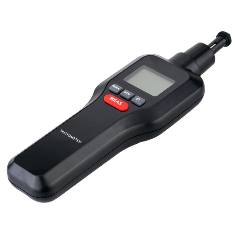 Mengshen 非接触式回転計 デジタルレーザー タコメーター スピードテスター 回転速度測定計 LCDディスプレイ 測定範囲 0〜99999r/min M522【多機能】測定範囲：RPM：10〜99999r/min、測定距離：50mm〜...