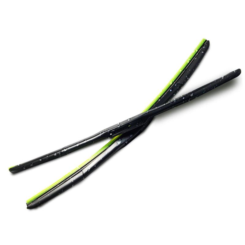 PGMARO 新登場 三段骨式 カー エアロ ワイパーブレード 強力撥水コート(Uクリップ通用ジョイント 650mm 400mm ブラック2本/セツト) トヨタ アルファード ハイブリッド車含む ANH,MNH10,15,ATH10W AL...