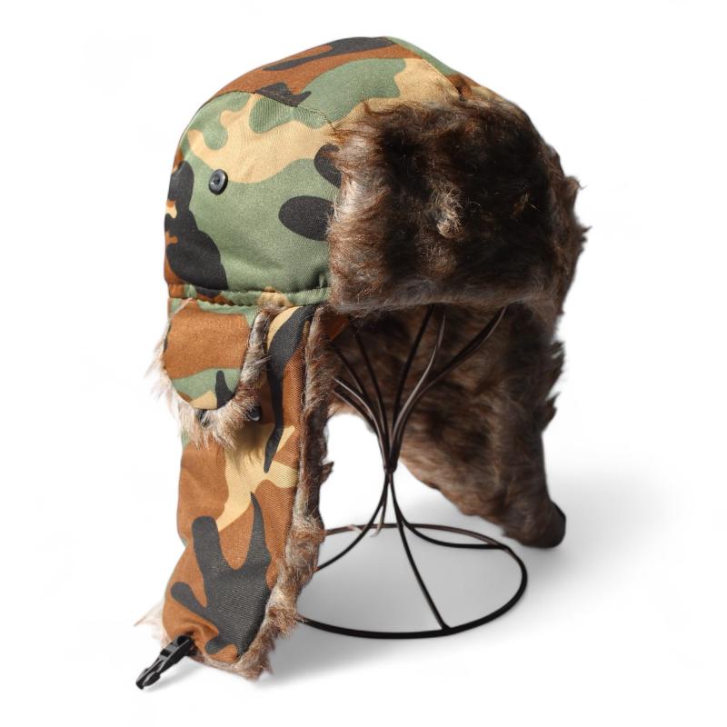 [Librass] フライトキャップ パイロットキャップ ボンバーハット 飛行帽 防寒 アウトドア メンズ レディースサイズ:ワンサイズ（約58cm)/高さ約14cm(フラップ部含まず）/フラップ部長さ約20cmウインターシーズンに男女問わ...