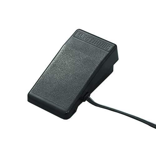 ジャノメ純正電子ミシン用フットコントローラー（黒色・丸3ピンプラグ）プラグサイズ縦26ミリ横12ミリジャノメフットコントローラー