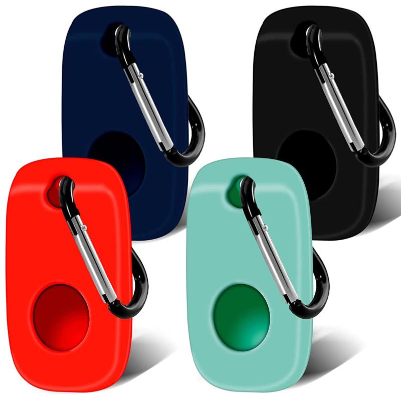 Miimall【4枚セット】Tile Pro 2022専用ケース Tile Pro 2022 シリコン ケース ソフト シンプル シリコン材質 擦り傷防止 紛失防止 軽量 薄型 防衝撃 Tile Pro 2022 保護カバー バンパー（ブラ...