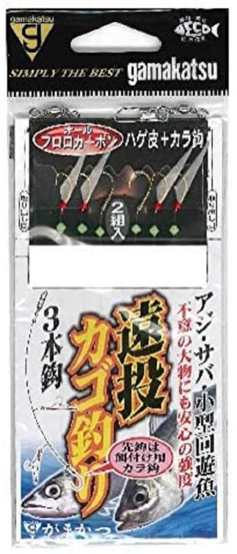 がまかつ(Gamakatsu) 遠投カゴ釣リ仕掛 3本鈎 S531 9号-ハリス3号数:9ハリス:3入本数:6