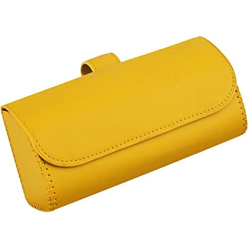 [Cicogna] 車用 メガネホルダー サングラス 眼鏡 収納 ケース レザー 汎用 車載 サンバイザー 取付簡単 シンプル運転中でもワンタッチで開閉ラクラクスタイリッシュで高級感のある車用メガネケースです。開閉部分は便利なマグネット式。...