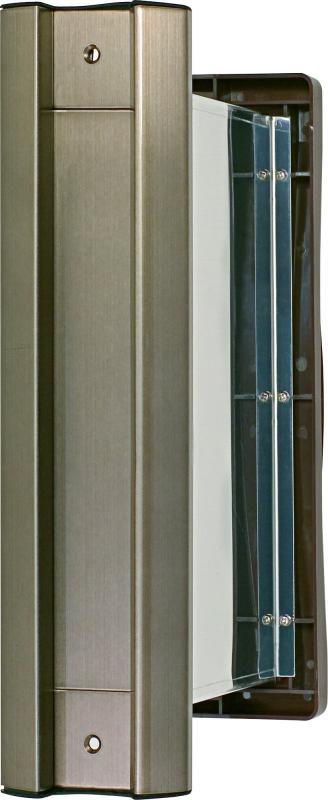 水上金属 No.2000ポストタテ型内フタ付気密型厚壁用 アンバー (001-5861) 1台製造国:日本