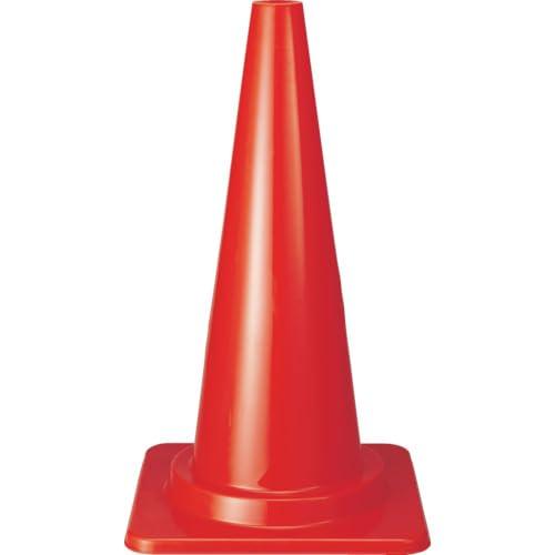 TRUSCO(トラスコ) カット三角コーン40φ 幅380mmX高さ660mm レッド TCC4CR x 25 本【ケース販売】●コーンの先端に39φの穴があるため様々なオプションの差し込み取付が可能です。●軽量のため持ち運びが容易で設置が...