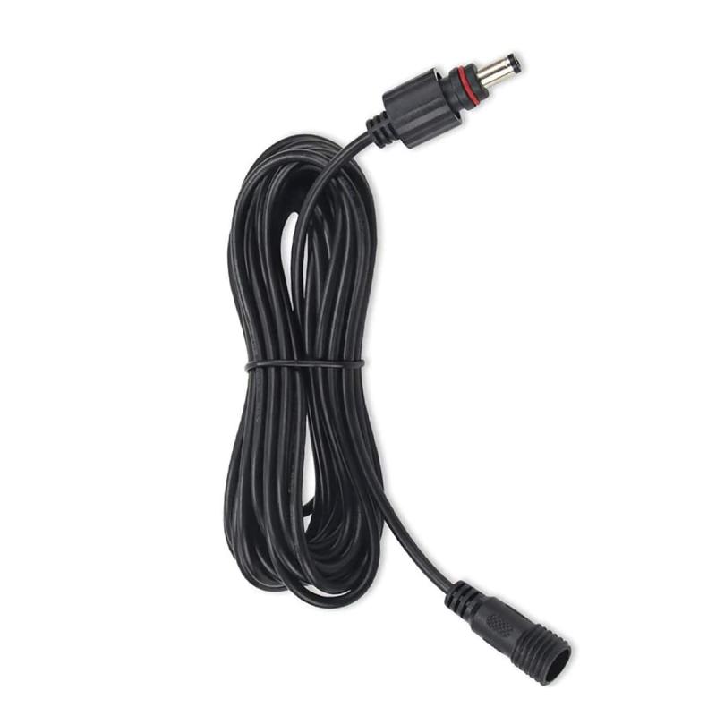 Liwinting 防水DC延長コード ソーラーライト メートル 延長コード 内径2.1mm外径5.5mm 黒IP67定格の屋外防水DC延長ケーブル、プラグのサイズは5.5mmx2.1mmです。搬送電流：0-2.5A、ワイヤーゲージ：22A...